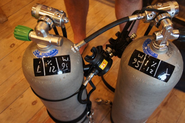 PADI Recreational Sidemount diving