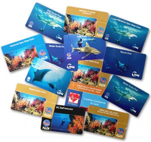 PADI Certification Cards | Suggest a Design or Replace a Lost Card