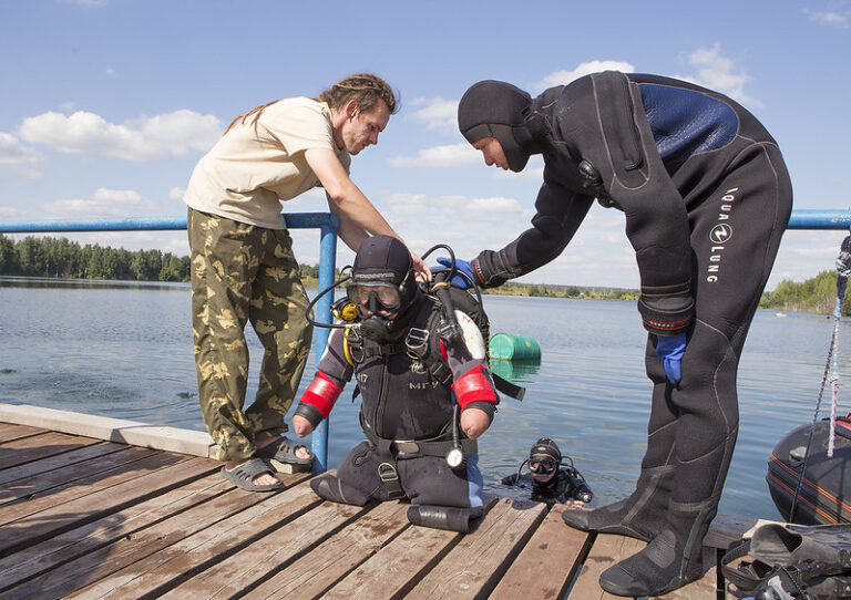 Dmitry Knyazev & Adaptive Diver Open Water Challenge