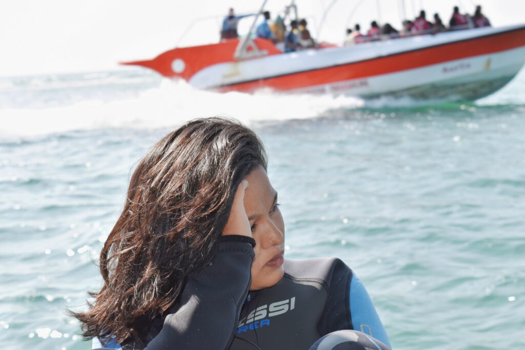 One of the Youngest Female PADI Instructors in India