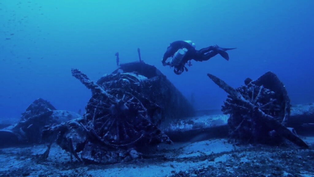 Technical Deep Wreck Diving Off the Coast of Athens